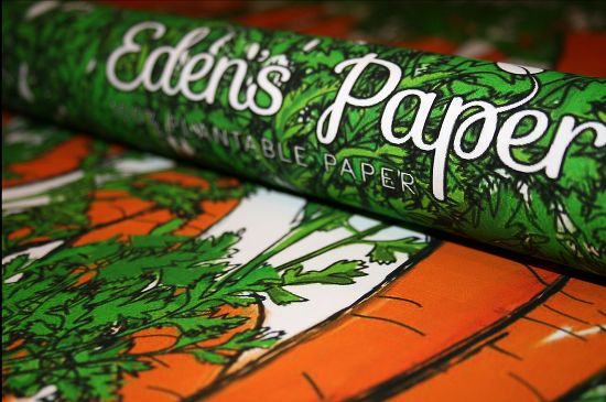 Edens Paper Carrot Wrapping Paper Editorial Stock Photo - Stock Image ...