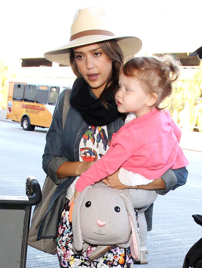 Jessica Alba Daughter Haven Editorial Stock Photo - Stock Image ...