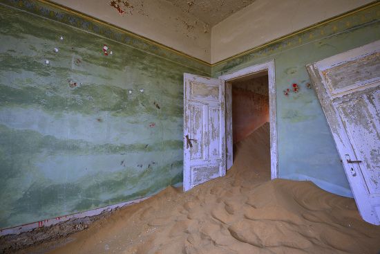 Building Taken Over By Sand Desert Editorial Stock Photo - Stock Image ...