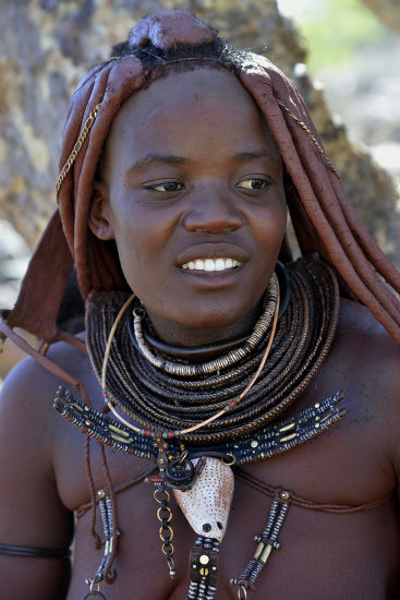 Himba Woman Typical Hair Style Editorial Stock Photo - Stock Image ...