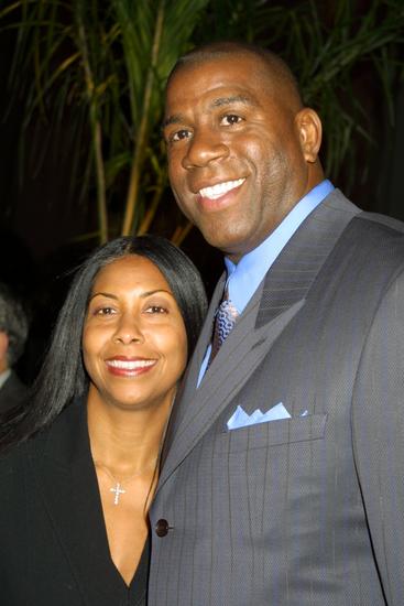 Earvin Magic Johnson Wife Earletha Cookie Editorial Stock Photo - Stock ...