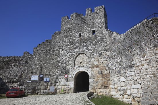 Entrance Berat Castle Berat Kalaja Editorial Stock Photo - Stock Image ...