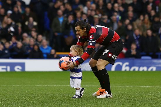 Joey Barton Qpr Team Mascot Before Editorial Stock Photo - Stock Image ...