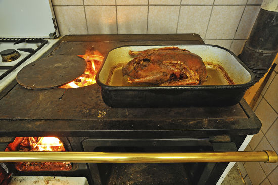 Ready Roast Duck Roasting Pan On Editorial Stock Photo - Stock Image ...