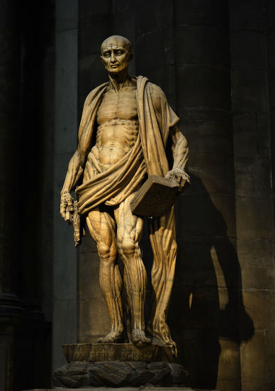 Statue Skinned St Bartholomew 1562 Interior Editorial Stock Photo ...