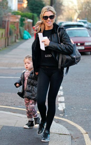 Abigail Clancy Daughter Sophia Editorial Stock Photo - Stock Image ...