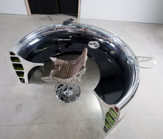 Reception Desk Made 737 Engine Intake Editorial Stock Photo - Stock ...