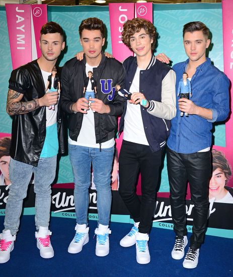 Union J Jaymi Hensley Josh Cuthbert Editorial Stock Photo - Stock Image ...