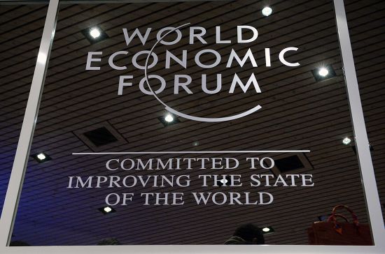 Logo World Economic Forum Editorial Stock Photo - Stock Image ...