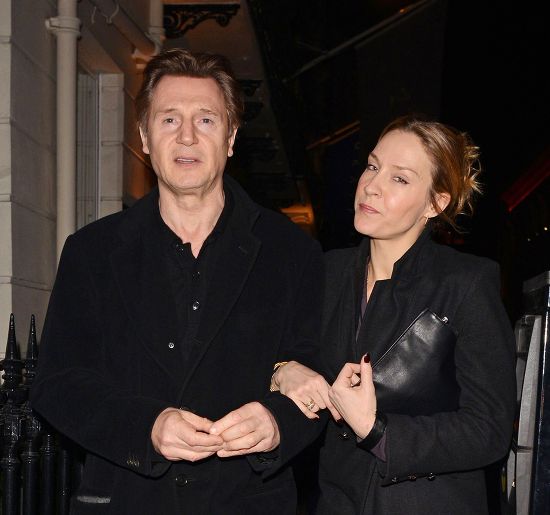 Liam Neeson His Girlfriend Freya St Editorial Stock Photo - Stock Image ...