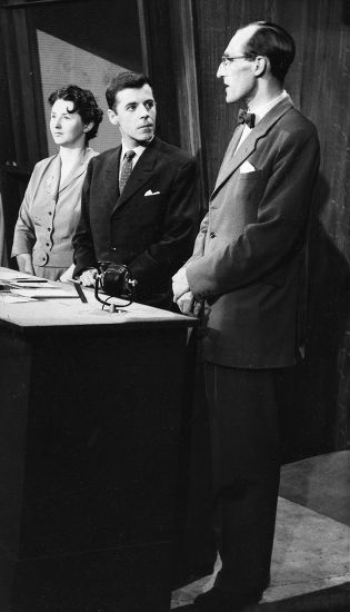 Compere Chris Howland Contestants Myra Marsh Editorial Stock Photo ...