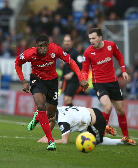 Wilfried Zaha Cardiff City Editorial Stock Photo - Stock Image ...