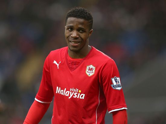 Wilfried Zaha Cardiff City Smiles Editorial Stock Photo - Stock Image ...