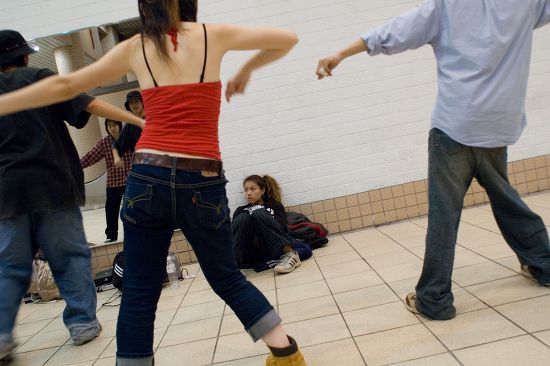University Students Practising Hiphop Dancing Mrt Editorial Stock Photo ...