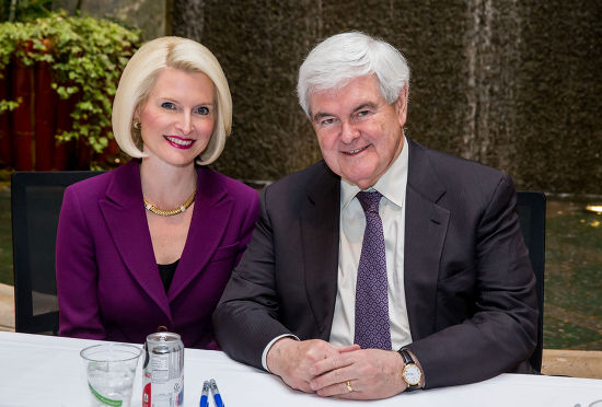 Newt Gingrich Callista Gingrich Editorial Stock Photo - Stock Image ...