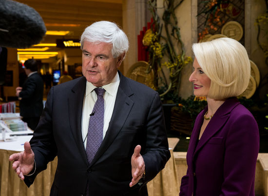 Newt Gingrich Callista Gingrich Editorial Stock Photo - Stock Image ...