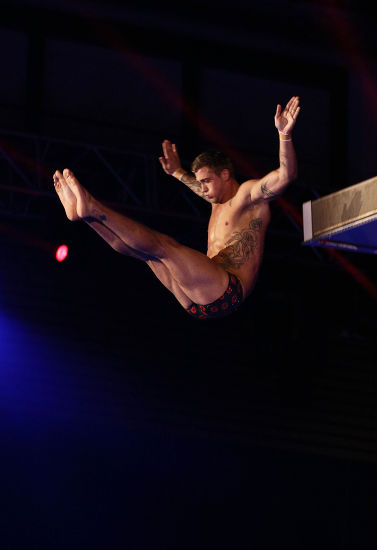 Dan Osborne Dives Splash Off Editorial Stock Photo - Stock Image ...