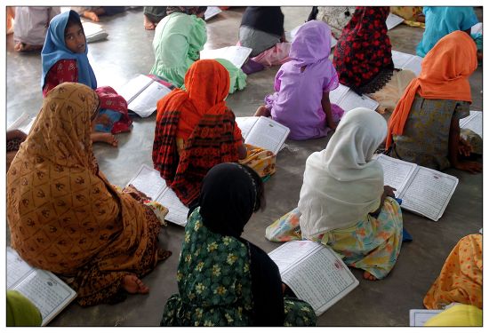 Muslim Children Learning Lessons Madrasa Islamic Editorial Stock Photo ...