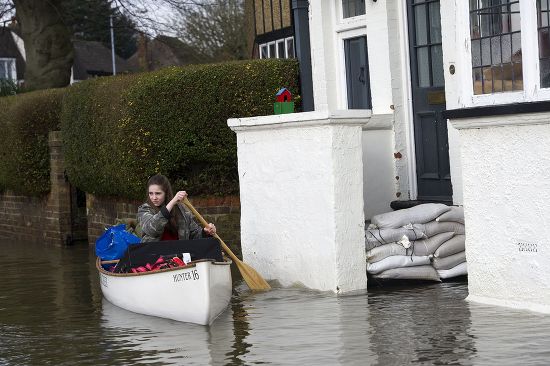 Flooding Datchet Editorial Stock Photo - Stock Image | Shutterstock