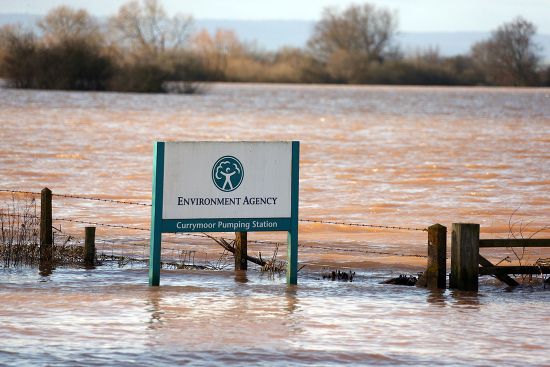 Flooding Burrowbridge Editorial Stock Photo - Stock Image | Shutterstock