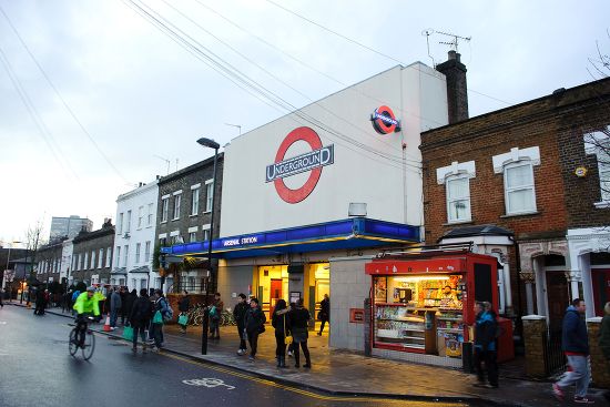 Arsenal Underground Station Open Industrial Action Editorial Stock ...