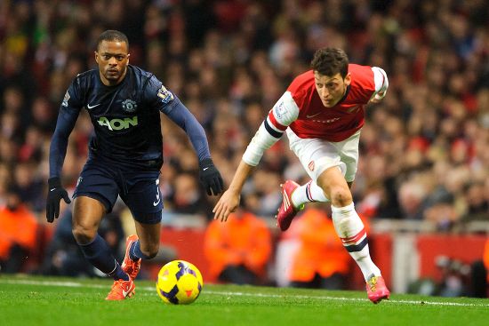 Mesut Ozil Arsenal Battles Patrice Evra Editorial Stock Photo - Stock ...