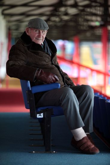 Aldershot Town Fc Fan Frank Burt Editorial Stock Photo - Stock Image ...
