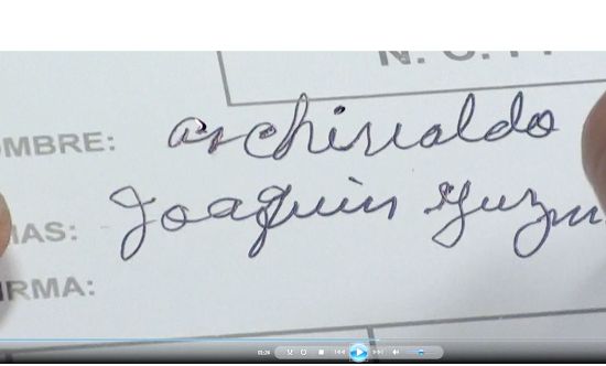 Joaquin El Chapo Guzman Signature Editorial Stock Photo - Stock Image ...