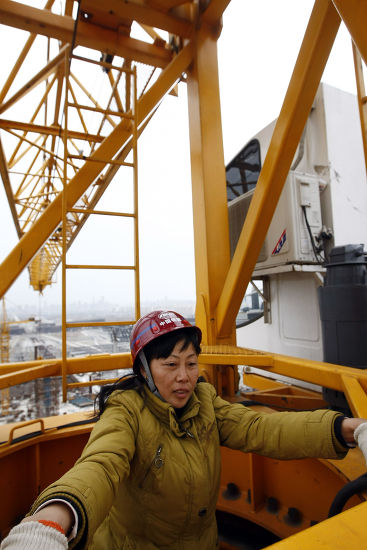 Crane Operator Zhang Yuling Editorial Stock Photo - Stock Image ...