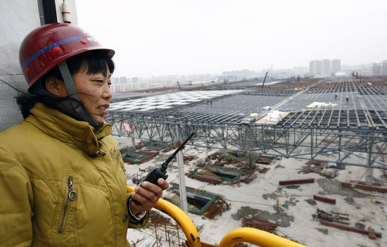 Crane Operator Zhang Yuling Editorial Stock Photo - Stock Image ...