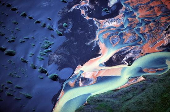Aerial View River Flood Plain Silt Editorial Stock Photo - Stock Image ...