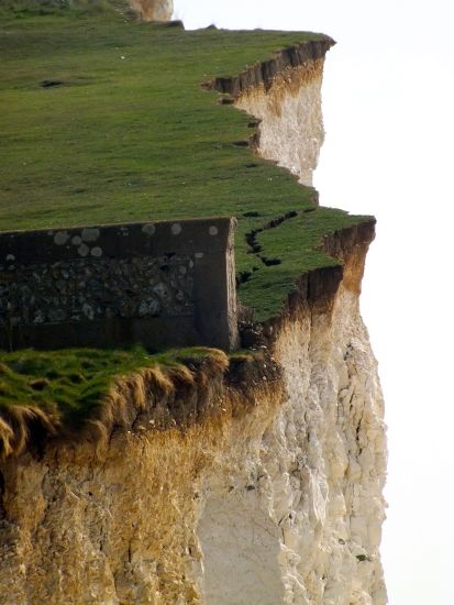Giant Crack Appears Edge Cliffs Birling Editorial Stock Photo - Stock ...