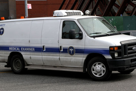 Medical Examiners Vehicle Leaves Building Where Editorial Stock Photo ...