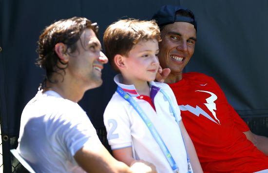 Rafael Nadal Spain Smiles Little Kid Editorial Stock Photo - Stock ...