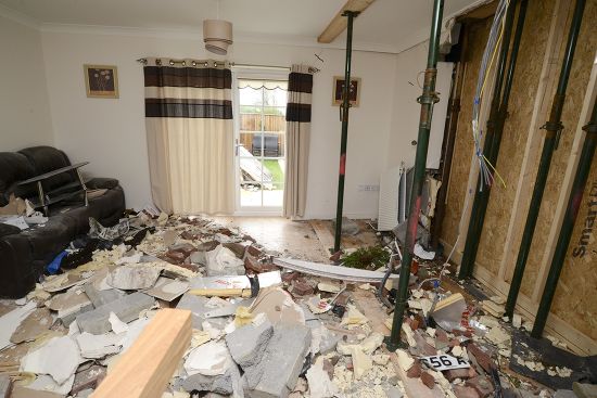 Inside Damaged Home Editorial Stock Photo - Stock Image | Shutterstock