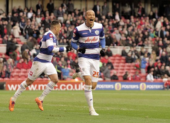 Bobby Zamora Qpr Celebrates His Bizarre Editorial Stock Photo - Stock ...