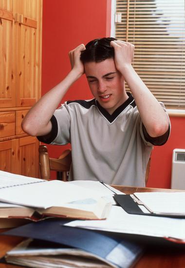 Student Studying Homework Model Released Editorial Stock Photo - Stock ...
