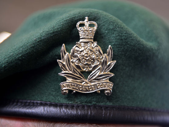 Intelligence Corps Badge On Beret Editorial Stock Photo - Stock Image ...