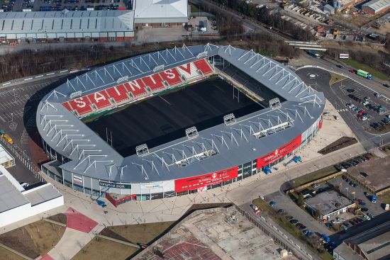 Langtree Park Stadium Home St Helens Editorial Stock Photo - Stock ...