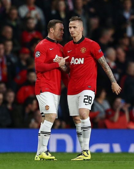 Wayne Rooney Manchester United Alexander Buttner Editorial Stock Photo ...
