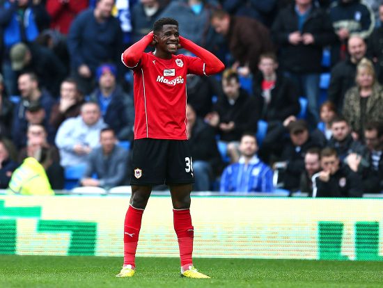 Wilfried Zaha Cardiff City Shows Look Editorial Stock Photo - Stock ...