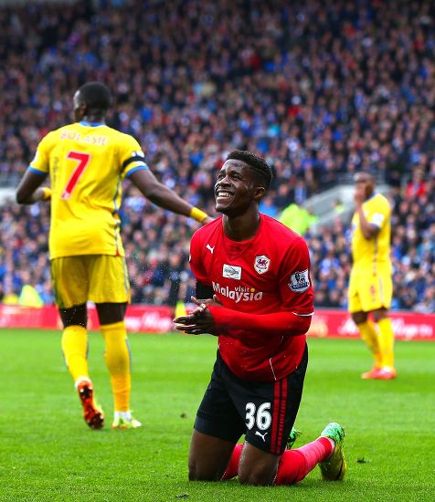 Wilfried Zaha Cardiff City Shows Look Editorial Stock Photo - Stock ...