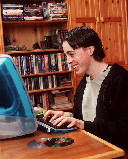 Teenager Using Computer Model Released Editorial Stock Photo - Stock ...