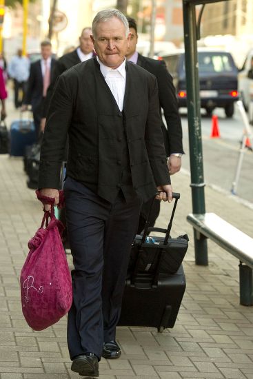 Defence Advocate Barry Roux Arrives Pretoria Editorial Stock Photo ...