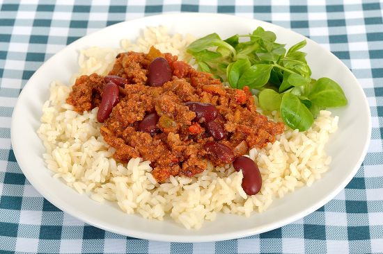 Chilli Con Carne Rice Editorial Stock Photo - Stock Image | Shutterstock