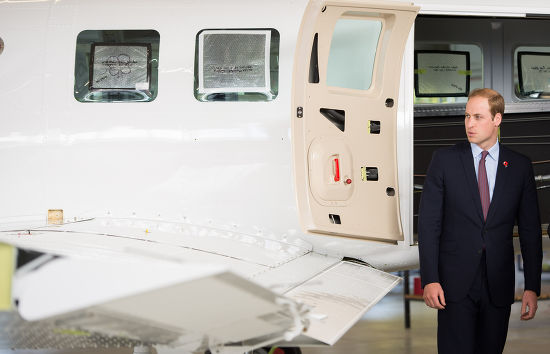 Prince William Inspects P750 Xstol Plane Editorial Stock Photo - Stock ...