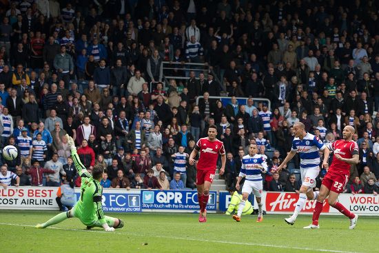 Bobby Zamora Qpr Scores Goal Make Editorial Stock Photo - Stock Image ...