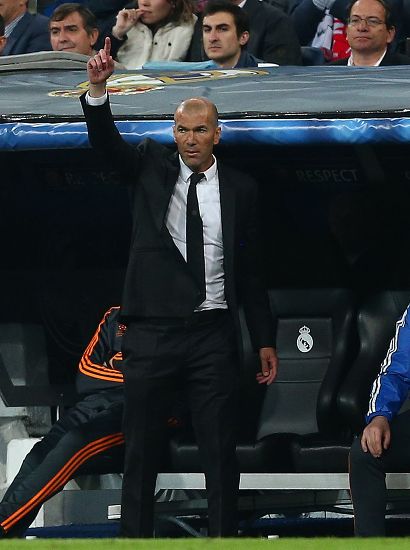 Real Madrid Assistant Coach Zinedine Zidane Editorial Stock Photo ...