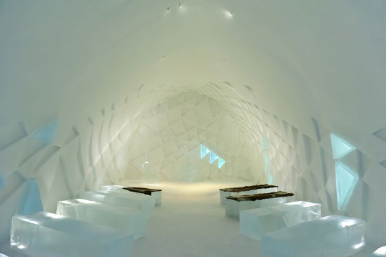 Ice Art Chancel Made Ice Church Editorial Stock Photo - Stock Image ...