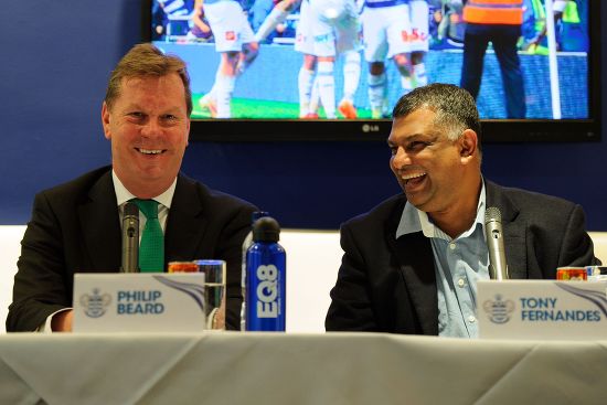 Qpr Chairman Tony Fernandes Laughs Joke Editorial Stock Photo - Stock ...